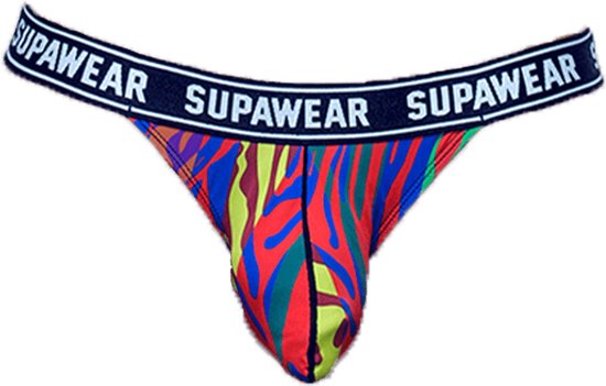 Supawear POW Thong Crimson Beast - MAAT L - Heren Ondergoed - String ...