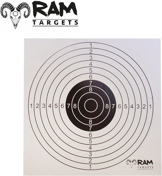 Ram Targets 1 Target 14 x 14 cm. | bol