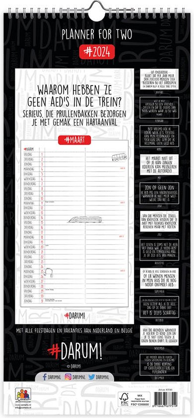 Darum Planner for 2 | bol