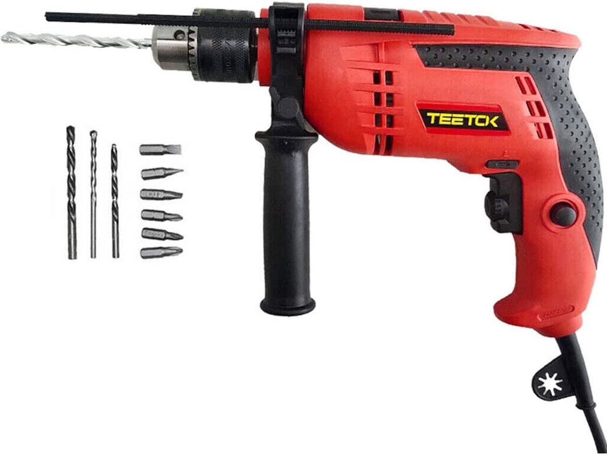 Boorhamer Elektrische boormachine met snoer, 2 in 1 Impact | bol.com