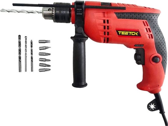 Boorhamer Elektrische boormachine met snoer, 2 in 1 Impact | bol.com