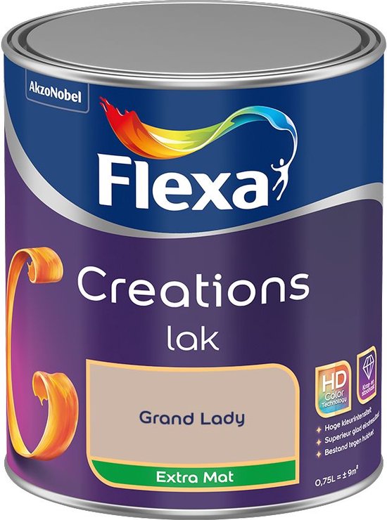 Flexa - creations lak extra mat - Grand Lady - 750ml | bol.com