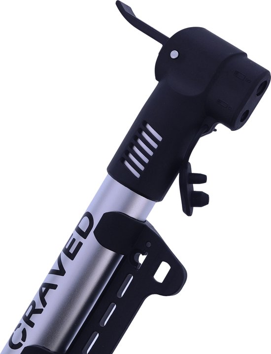 Craved Minipomp - Universeel - Fietspomp - Compact - Aluminum | bol