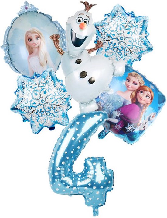 Disney Frozen - Ballonnen Set 4 Jaar - Disney Ballonnen Set Twee Vier ...