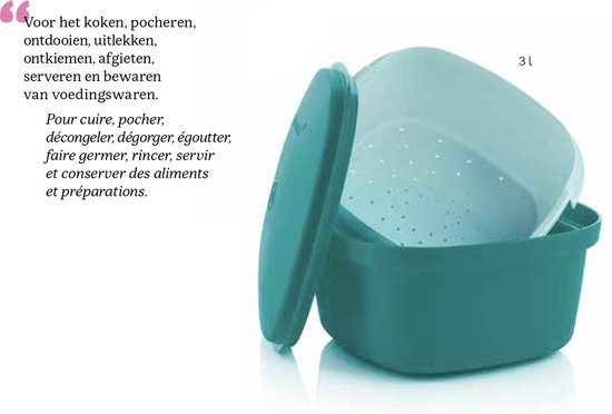 Tupperware serveerwonder 3-delig (inhoud 3L) | bol