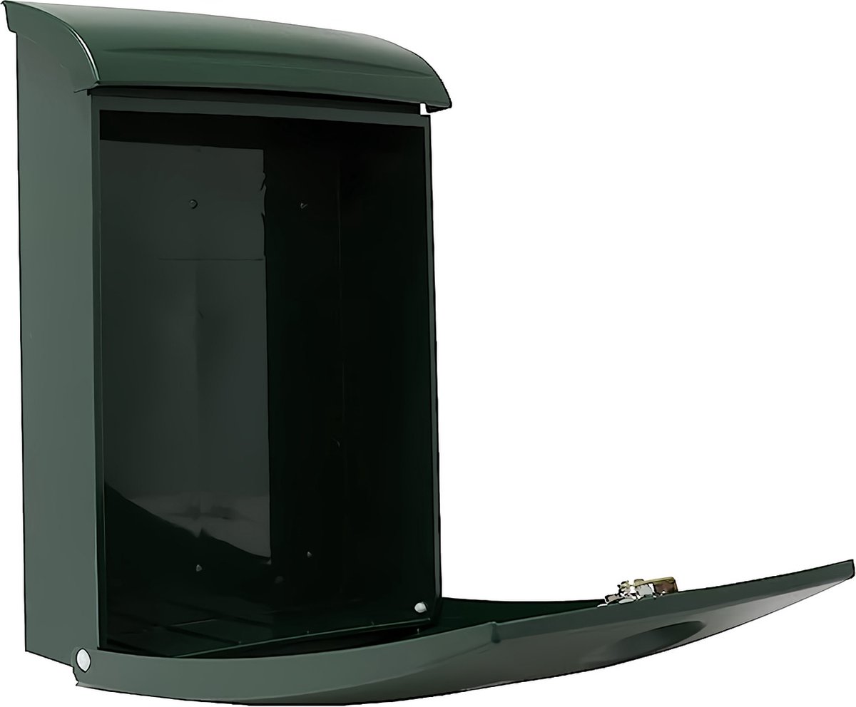18817 brievenbus voor buiten, model 7, van zeer sterk kunststof, groen, 34,5 x 20,5 x... | bol.com