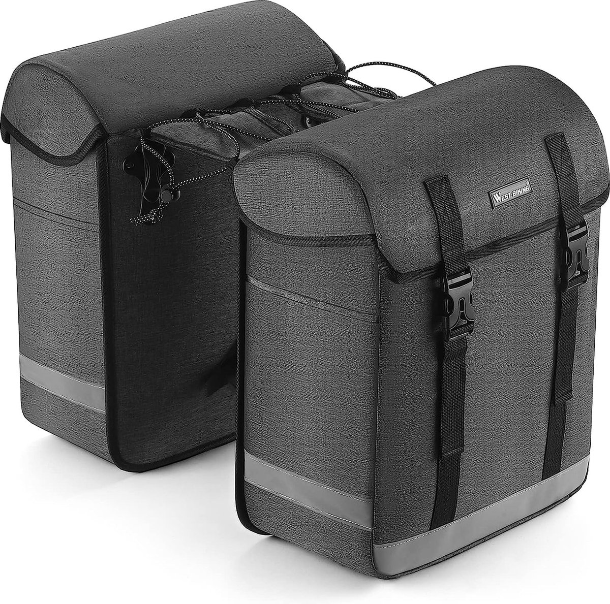 Biking Fietstassen voor bagagedrager, 33 liter, grote fietstas ...