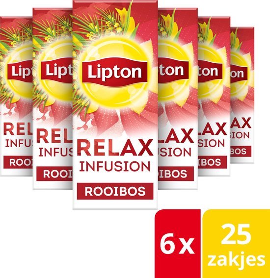 Lipton - Feel Good Selection Rooibos - 6x 25 zakjes | bol