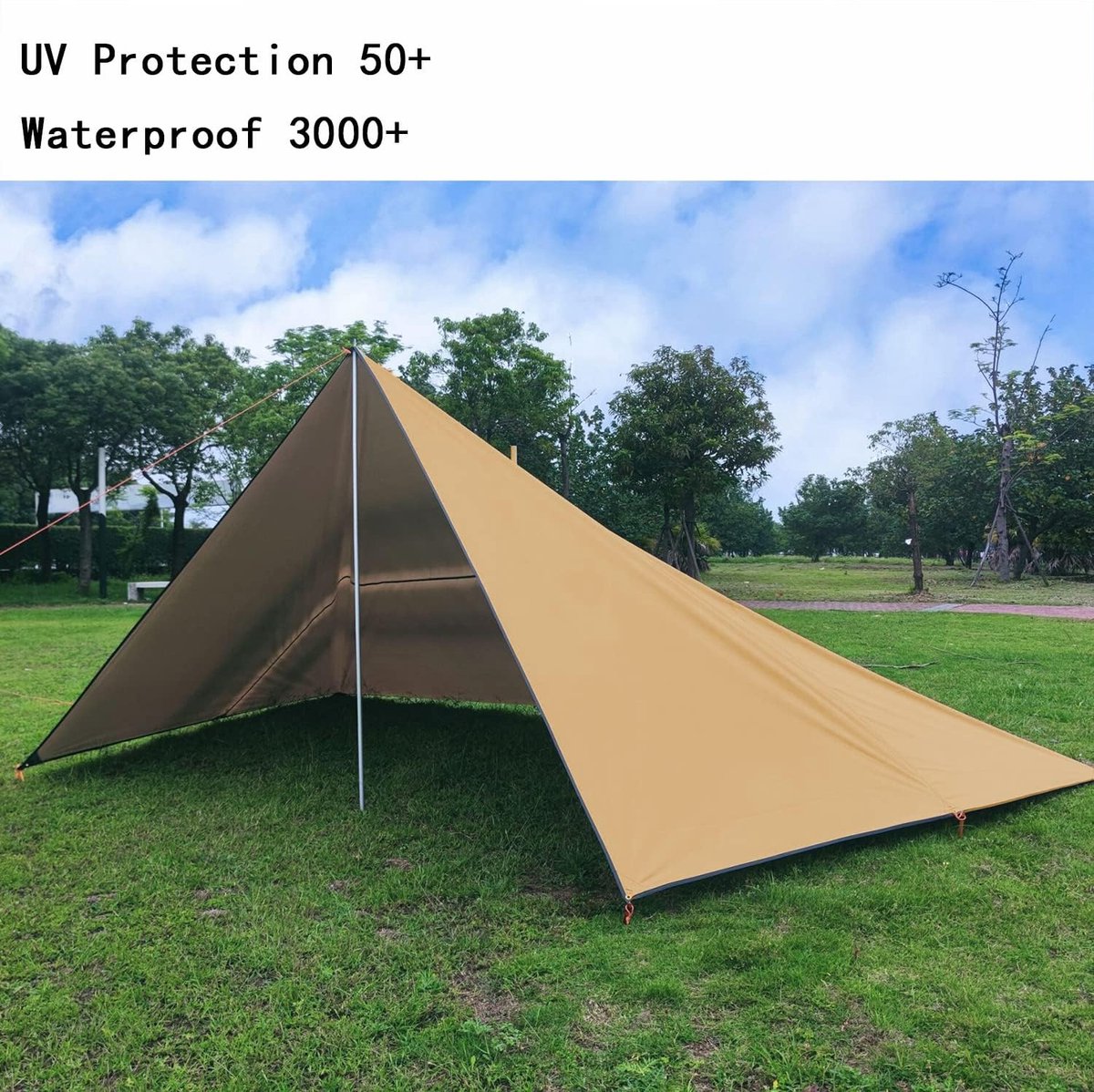 3 x 3 m hangmat tarp waterdicht tentzeil ultralicht camping zeil ...