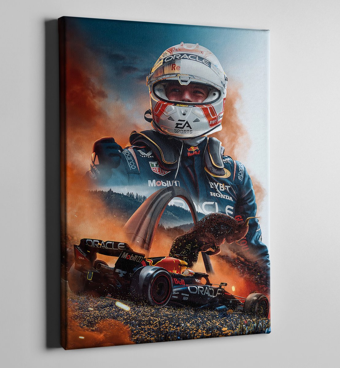 2023 Max Verstappen Australië GP Red Bull Canvas Schilderij - Inclusief Ophangsysteem... | bol.com