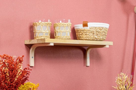 Plankdrager - 2 stuks - 100 x 150mm - Hout - Plankdragers | bol