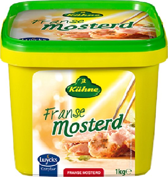 Kuhne Franse mosterd luycks, emmer 1 kg | bol