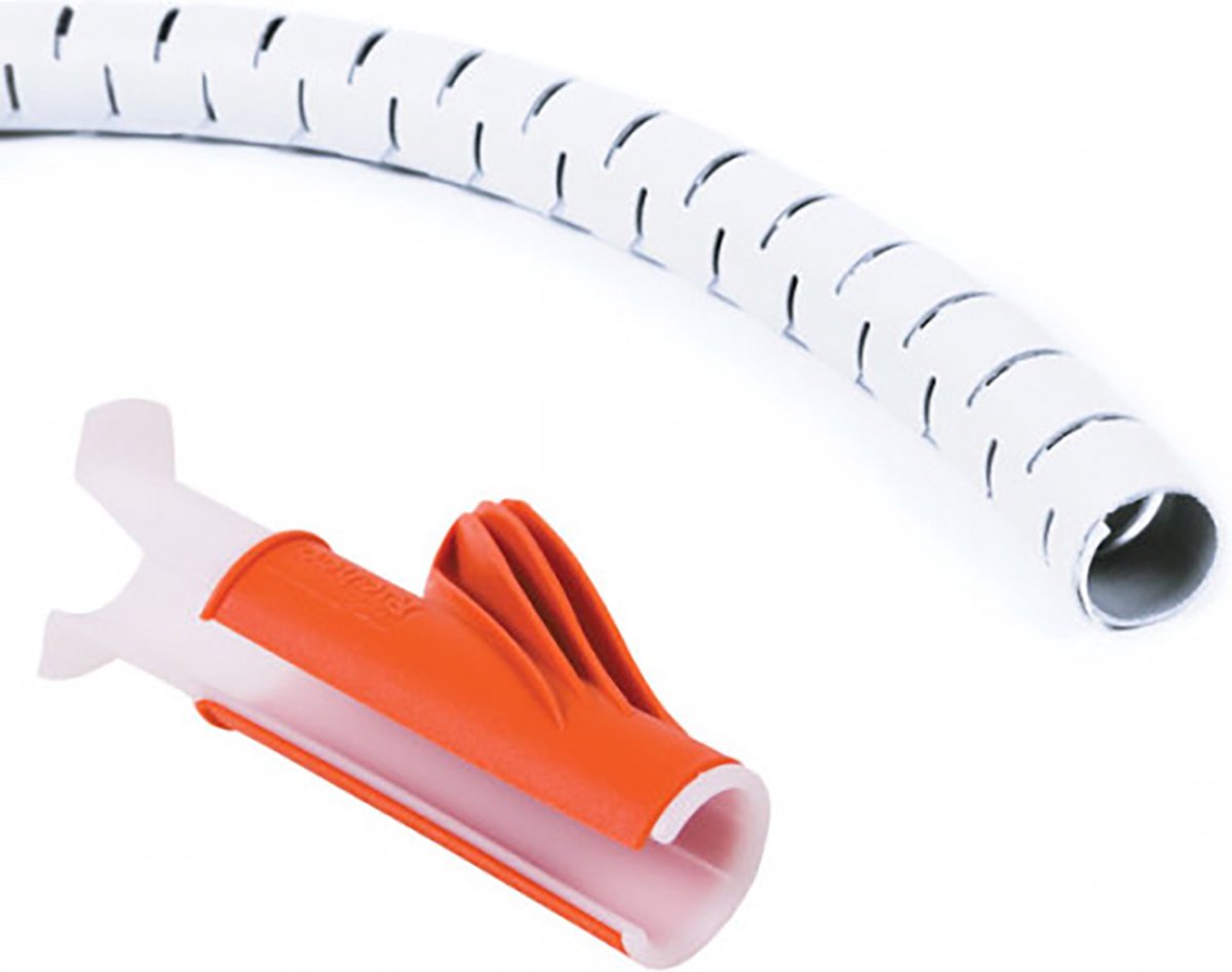 Cable eater rol 20 meter wit diameter 25mm | bol.com