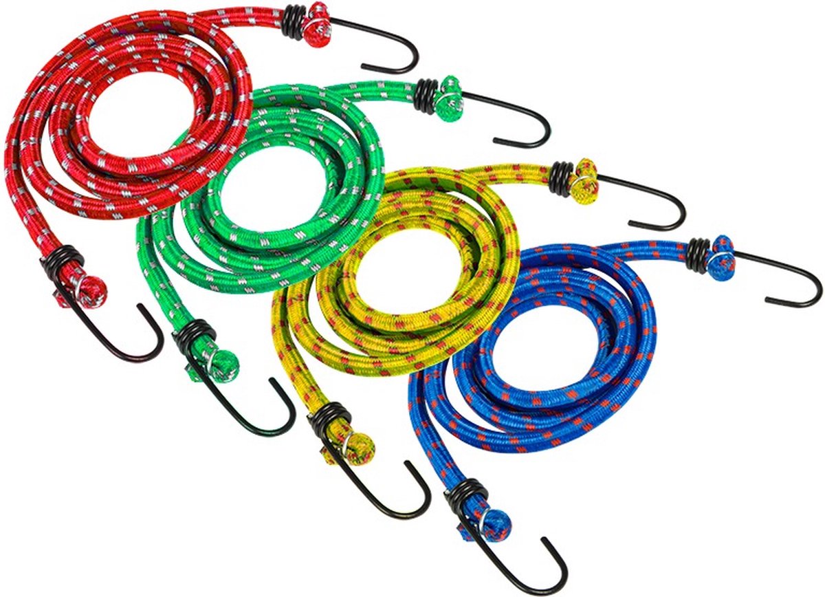 Set met snelbinders - 110cm - 3 stuks - Verschillende kleuren | bol.com