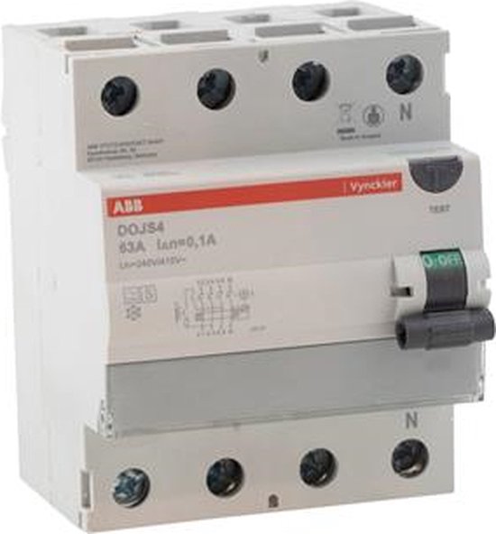 Differentieel O Jump 4 polig 40A 30MA (DOJA 440/030) | bol