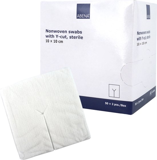 Abena Splitkompressen - 100 Stuks - Absorberend Verband - 4 Laags ...