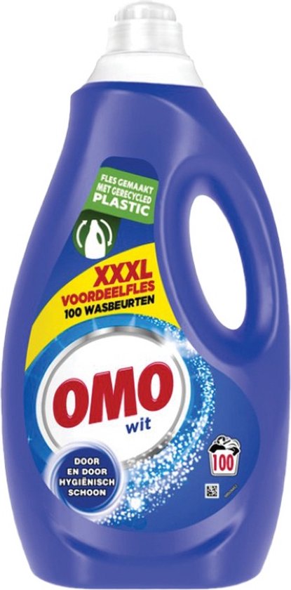 Omo Vloeibaar Wasmiddel Wit (2 x 5L) | bol