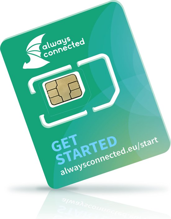 Always Connected Prepaid Simkaart - 1GB datategoed (1 jaar geldig) | bol