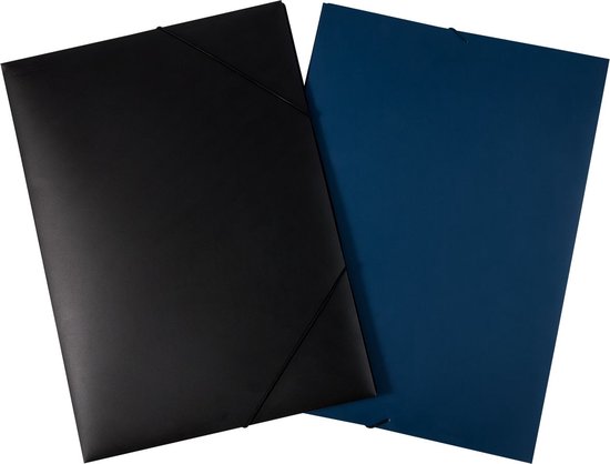 Mappen met 3 flappen en elastiek PP EICHNER A3-formaat,5 stuks | bol