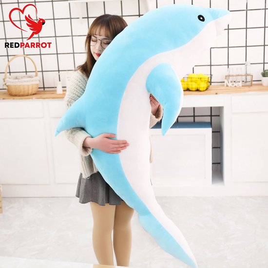 Dolfijn knuffeldier 160 CM XXL | MEGA JUMBO | Grote pluche vis | Oceaan ...