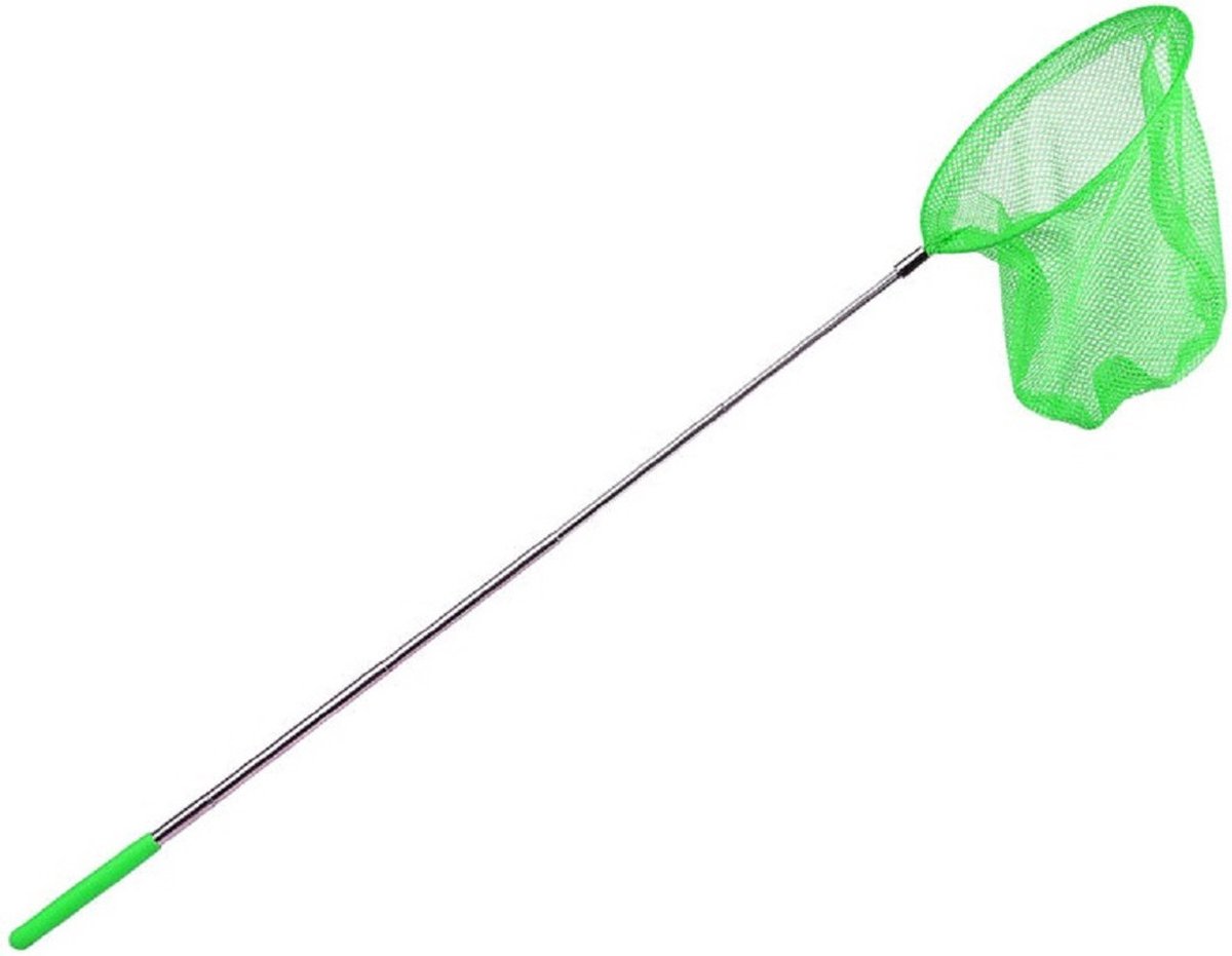 Telescopisch visnet/schepnet - groen - metaal - 38,5 tot 86 cm | bol.com