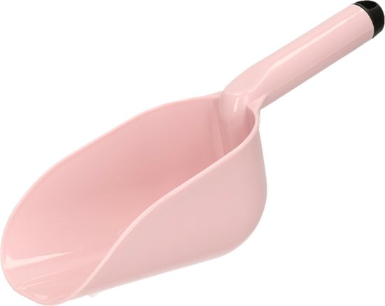 PlasticForte Multifunctionele toepasbare schep - roze - kunststof - 31 ...