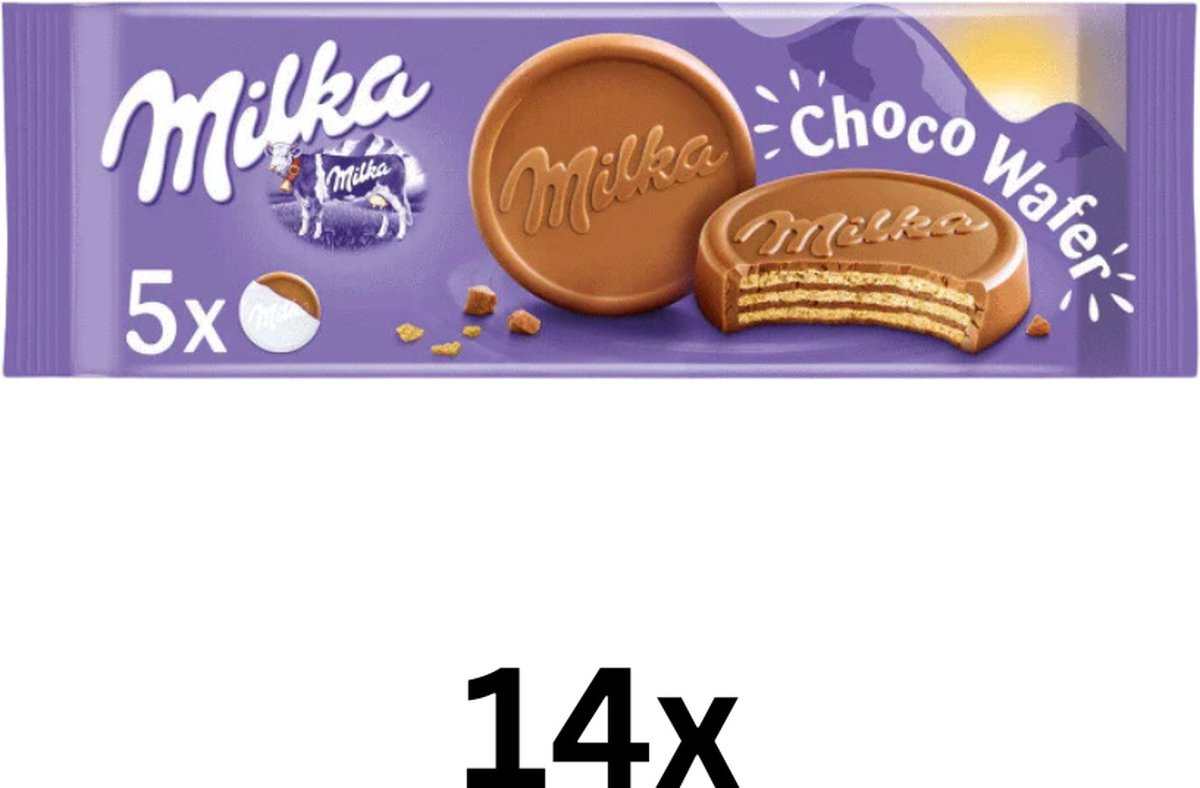 Milka Choco Wafer - 14x 150gr | bol.com