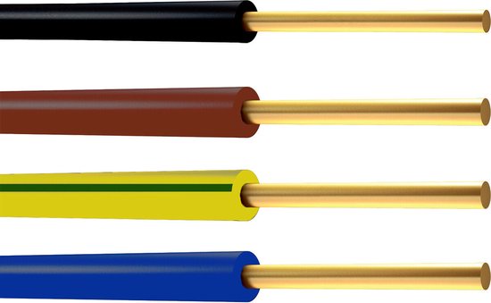 Installatiedraad - VD Draad - Combinatiepakket - 3x2.5mm + 1x1.5mm ...