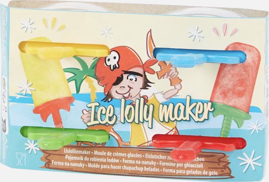 Ijsjesmaken | Ijslollies maken | Ijsjeshouder | 4 stuks | Piraten Thema ...