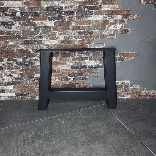 Maison DAM – 1x industriële tafelpoot X met koker 10x10cm, Hoogte 72cm ...