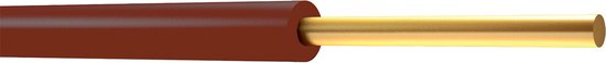 Installatiedraad - VD Draad - Fasedraad - 2.5mm - H07V-U - Bruin - 100 ...