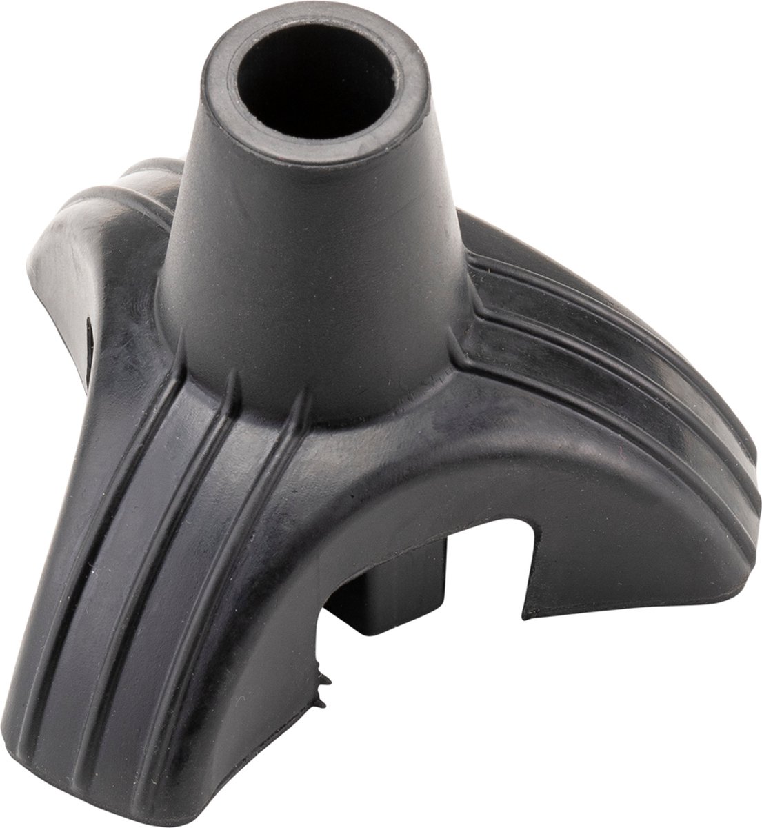 Rubberen dop met 3 pootjes voor wandelstok 18mm en 19 mm - Meer grip ...