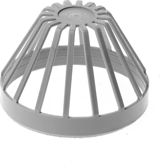 Dyka Bladvanger model m plakplaat PVC grijs 100-125mm (Prijs per stuk ...