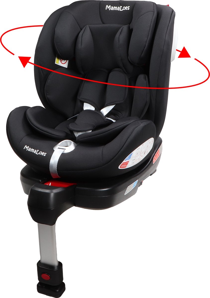 MamaLoes Max Zwart 360° Isofix Autostoel 0-36kg ML050213 | bol.com