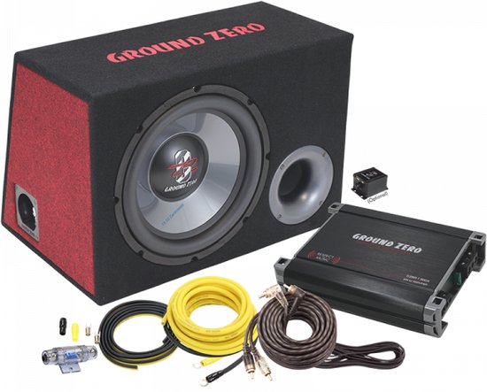 Ground Zero Subwoofer pakket 12.300 compleet set | bol