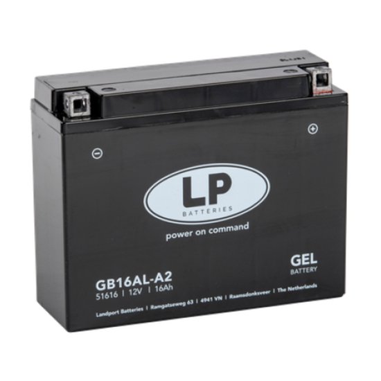 LANDPORT (LP) GB16AL-A2 MOTOR GEL ACCU 12 VOLT 16,0 AH (51616 - MG ...