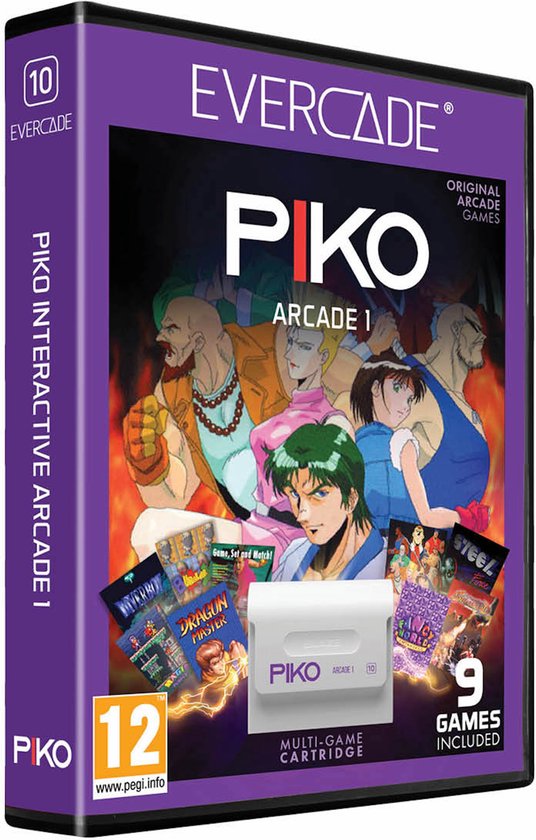 Evercade - Piko Arcade - cartridge 1 (9 games) | Games | bol