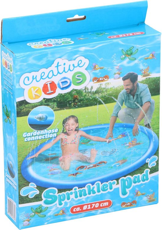 Creative Kids Waterspeelmat 170CM - Watermat met Sproeisysteem ...