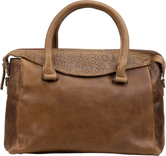 DSTRCT Raider Road Handtas Leer Cognac | bol