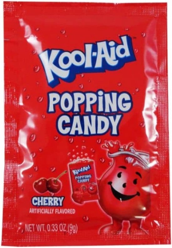 Kool Aid Popping Candy Pouch Cherry (9g/033oz) | bol