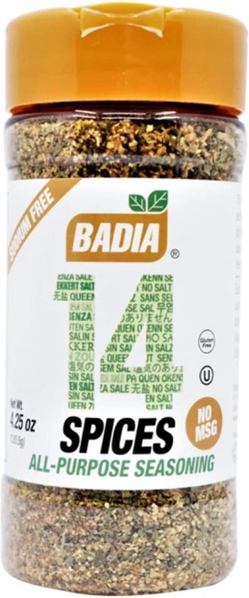 Badia 14 Spices All Purpose Seasoning zoutvrije mix, glutenvrij, en MSG ...