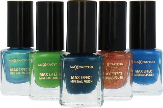 Max Factor Set 27 Mini Nagellak - 5 x 4,5 ml (set van 5) | bol