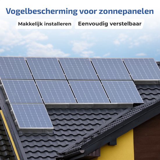 Stixx Solar 160 Flex - Vogelpinnen voor zonnepanelen - Strip 50cm ...