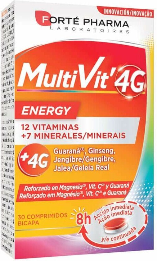 Food Supplement Forté Pharma Multivit 4G 30 Units | bol