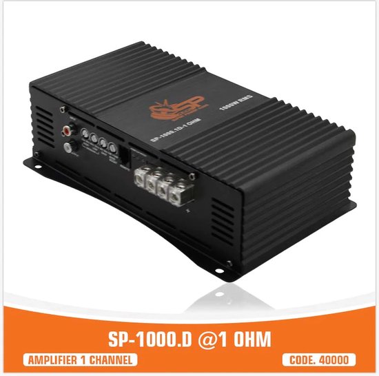 SP Audio SP-1000.1D - Autoversterkers - 1000watt - monoblock - 1 ...