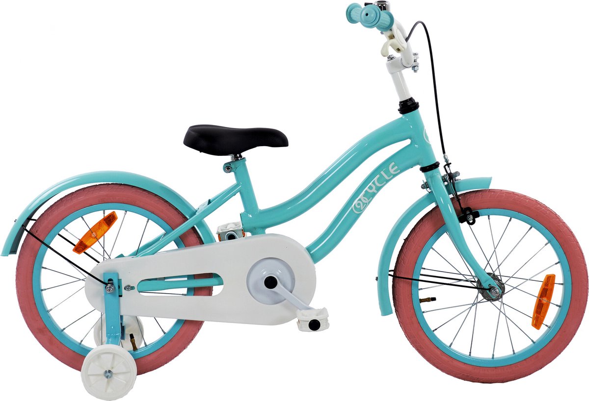 2Cycle Pretty - Kinderfiets -16 inch - Groen - Meisjesfiets - 16 inch ...