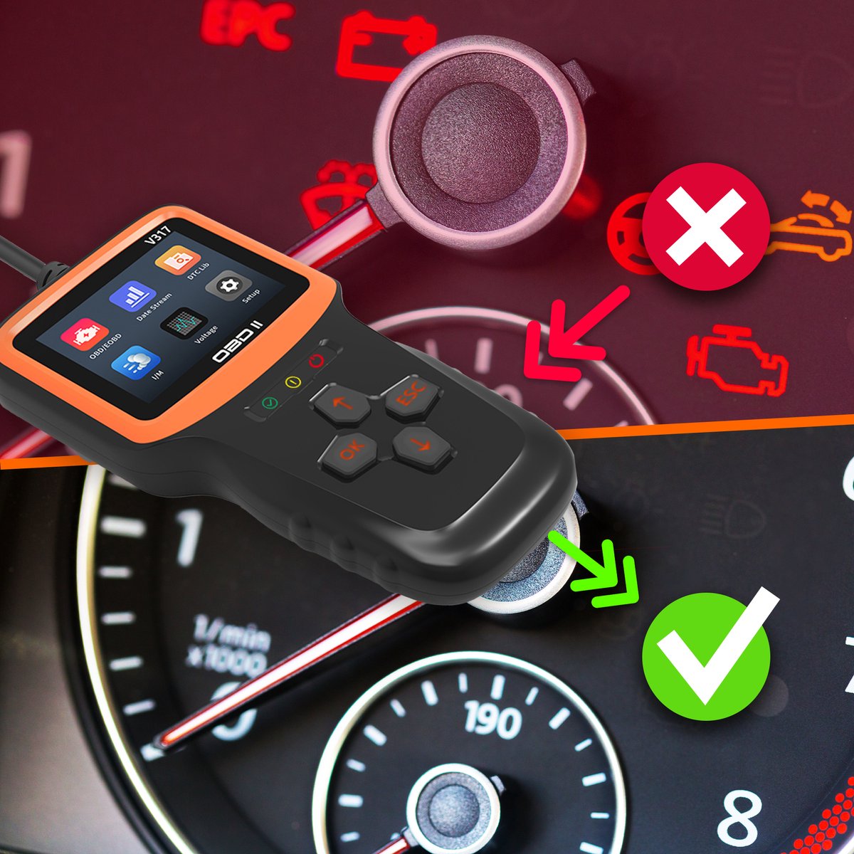 Livewell OBD Scanner - OBD2 - Vernieuwd LCD scherm - Auto uitlezen ...