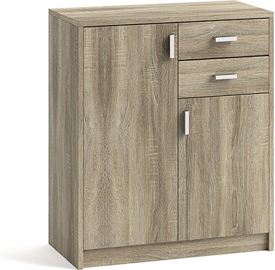 Lage dichte kast Edwin Sonoma 72x36x84 cm - 2 | bol.com