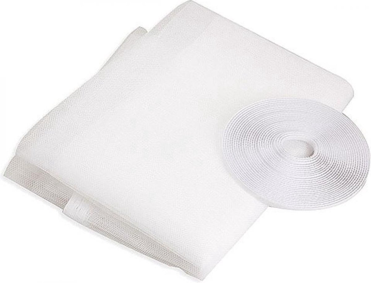 Horrengaas Raam - 2 stuks - 150x130 cm - Wit - Horgaas Vliegengaas ...