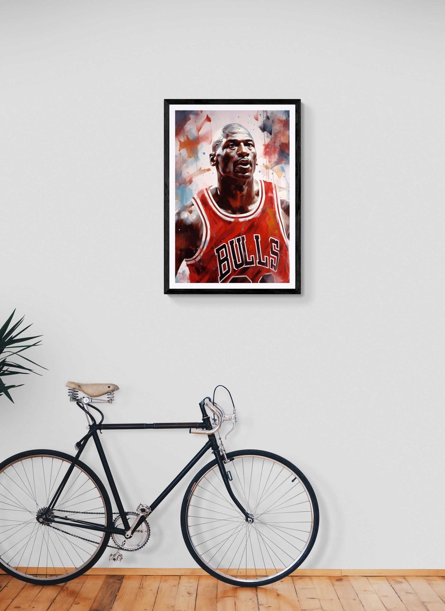 Basketbal Poster - Michael Jordan Poster - Jordan - Chicago Bulls ...